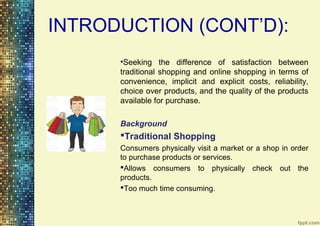 Online shopping vs traditional shopping | PPT