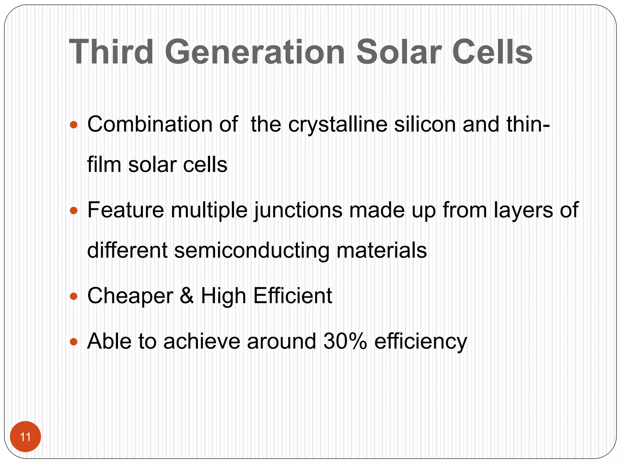 Material for Different Types of Solar Cell Construction for Higher ...