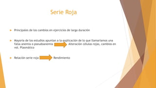 Respuestas y adaptaciones hematológicas al ejercicio | PDF