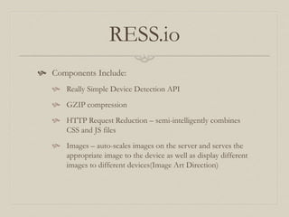 The Next Step in Responsive - RESS | PPT