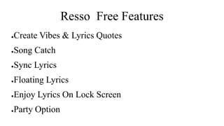 Resso Apk by resooapk.com