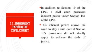 Res subjudice: Stay of Suit :- Section 10 C. P. C | PDF