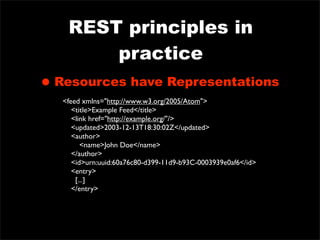 Real World REST with Atom/AtomPub | PPT