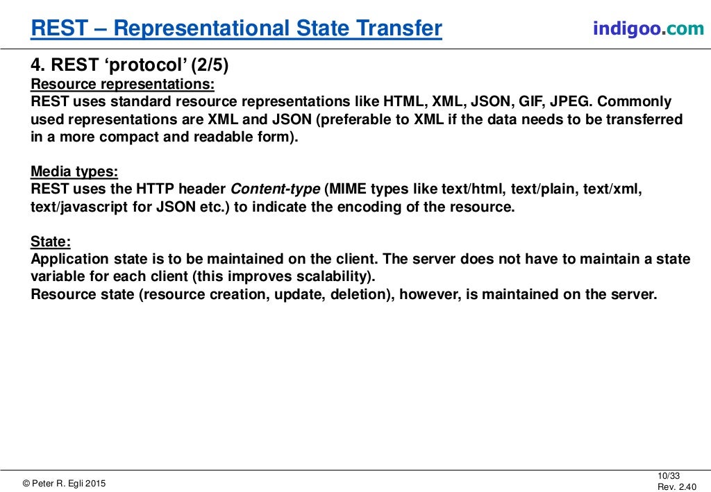 Rest Representational State Transfer