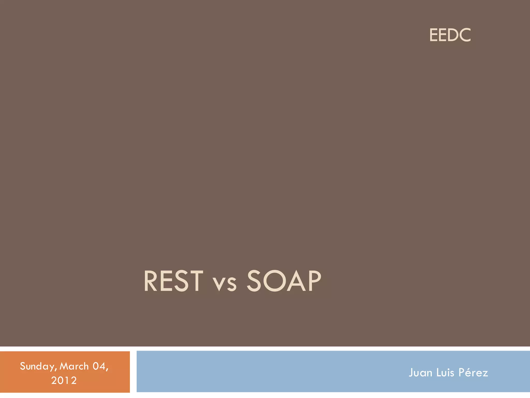 REST vs SOAP | PPT