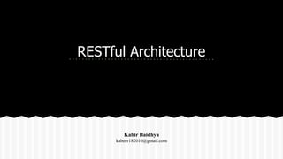 RESTful Architecture | PPTX