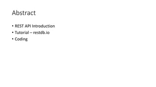 Rest | PPT | Free Download