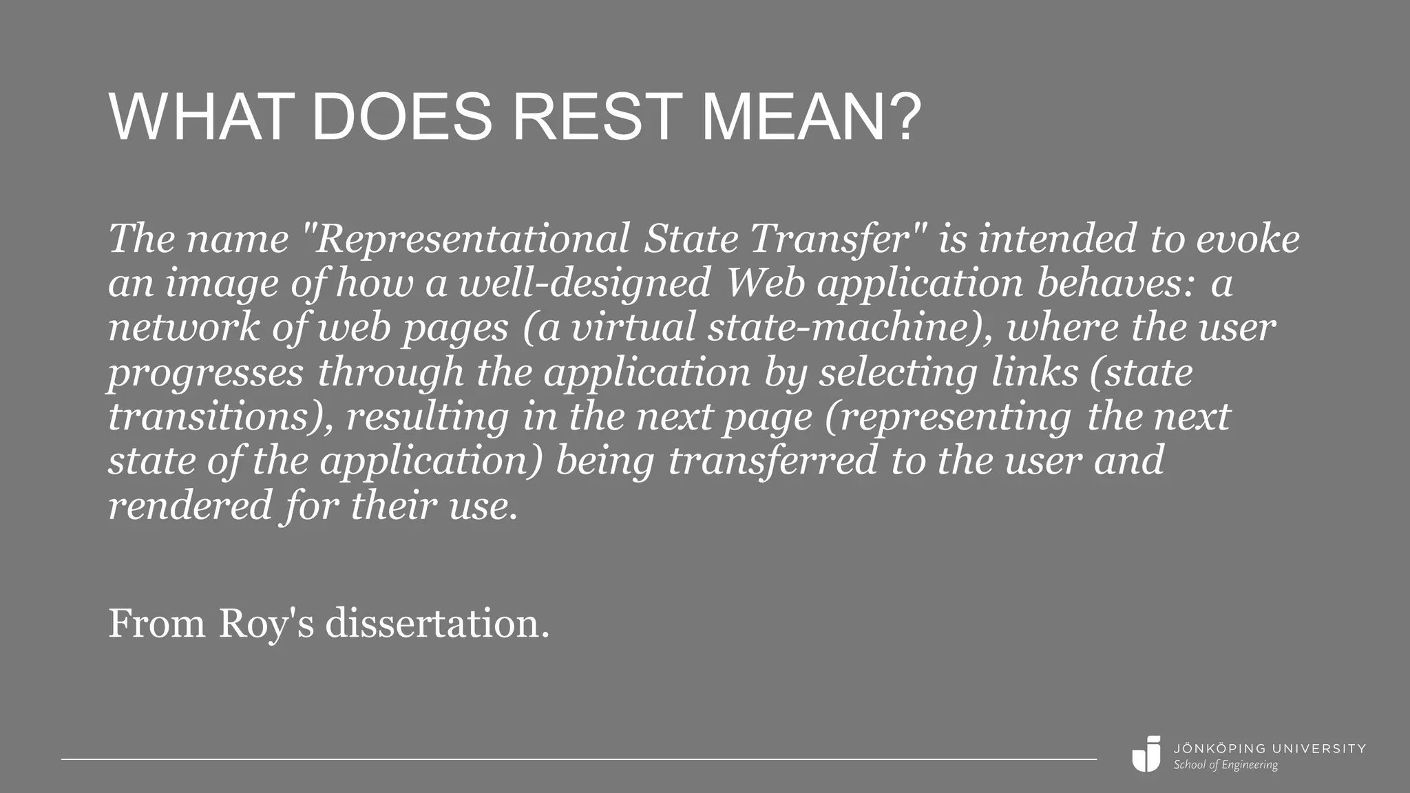 REST APIS web development for backend familiarity | PDF | Web ...