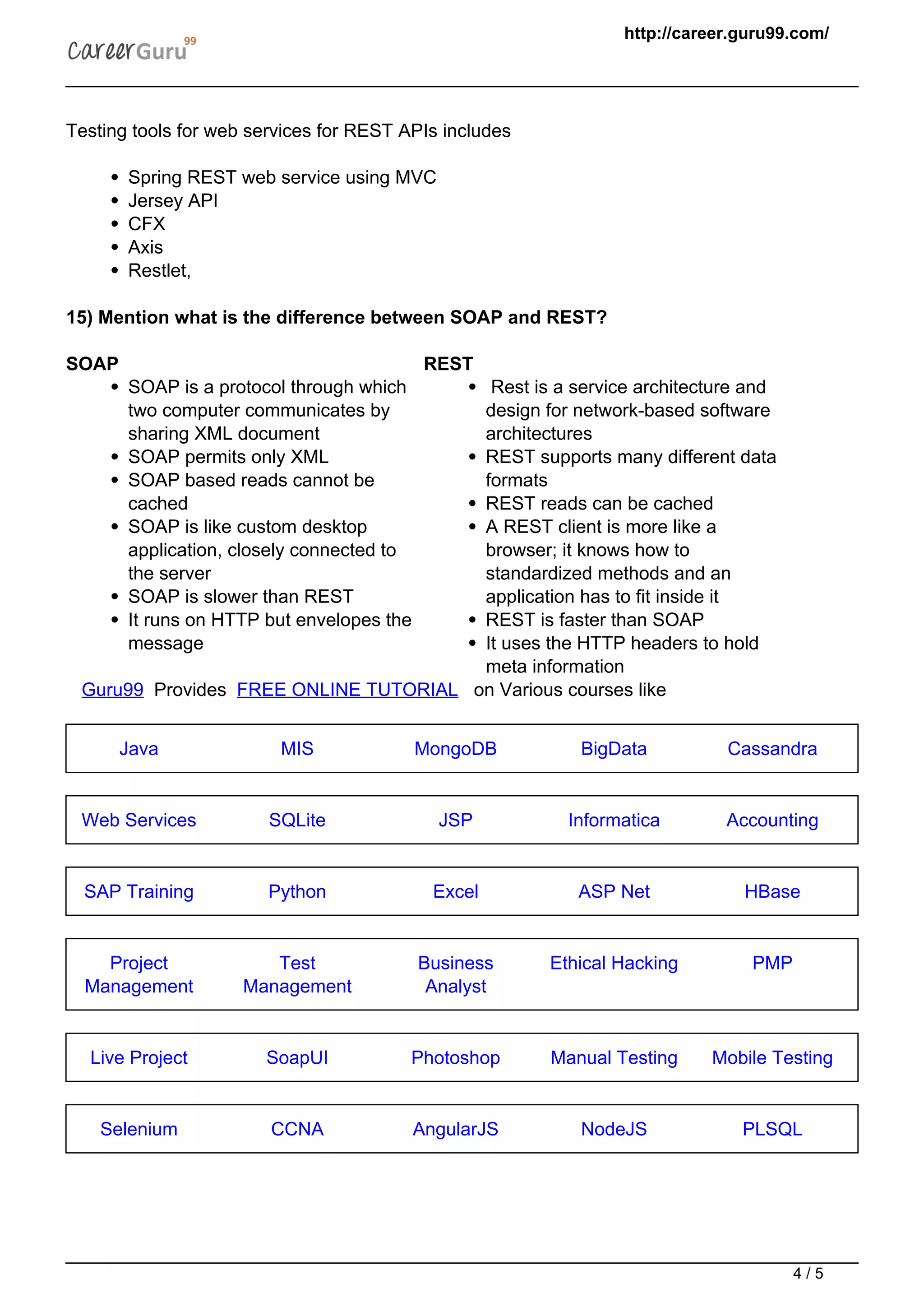 Rest api-interview | PDF