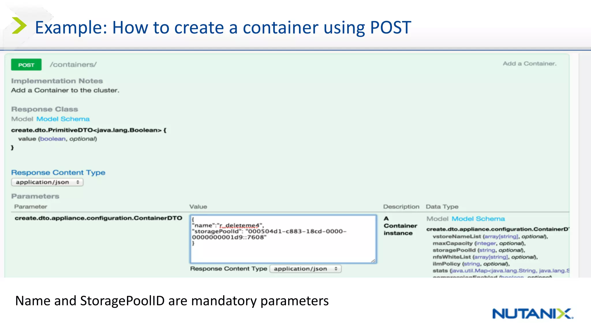 REST API Overview with Nutanix | PPT