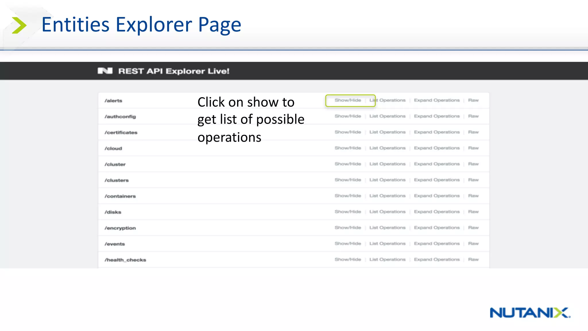 Rest Api Overview With Nutanix Ppt