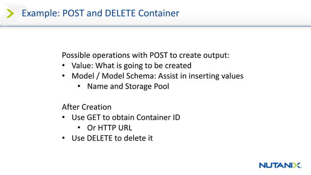 REST API Overview with Nutanix | PPT