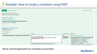 REST API Overview with Nutanix | PPT