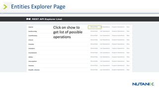 REST API Overview with Nutanix | PPT