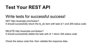 Rest API in my experience | PDF | Web Development | Internet