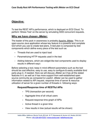 Rest Api Performance Testing with JMeter and EC2 | PDF