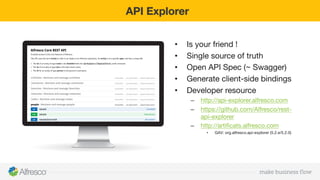 Alfresco 5.2 REST API | PPT