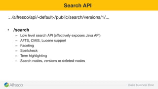 Alfresco 5.2 REST API | PPT