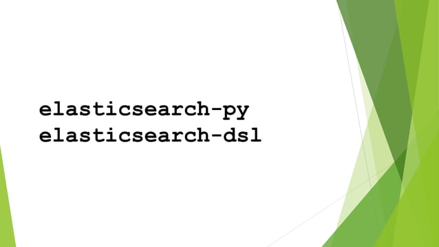 Combining Django Rest Framework And Elasticsearch Ppt