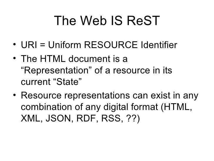 ReST-ful Resource Management