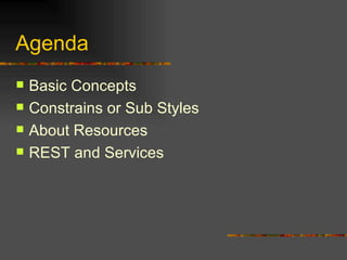 Rest introduction | PPT | Internet | Computing