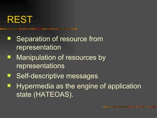Rest introduction | PPT | Internet | Computing
