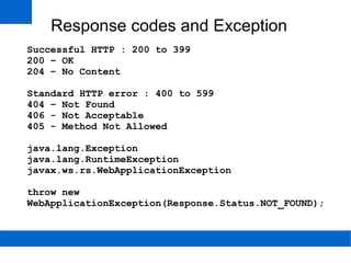 RestFull Webservices with JAX-RS | ODP