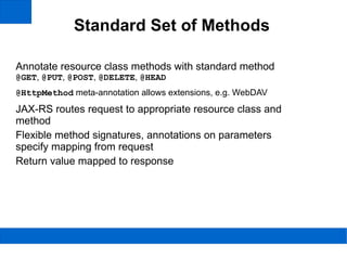 RestFull Webservices with JAX-RS | ODP
