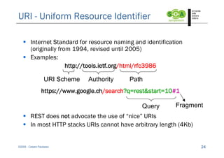 Some REST Design Patterns (and Anti-Patterns) - SOA Symposium 2009 | PPT