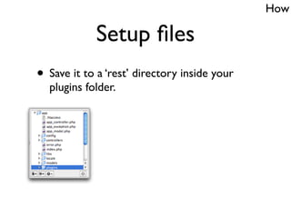 CakePHP REST Plugin | PPT