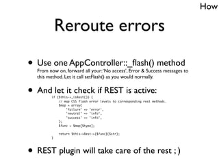 CakePHP REST Plugin | PPT