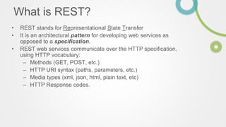 Rest & RESTful WebServices | PPT