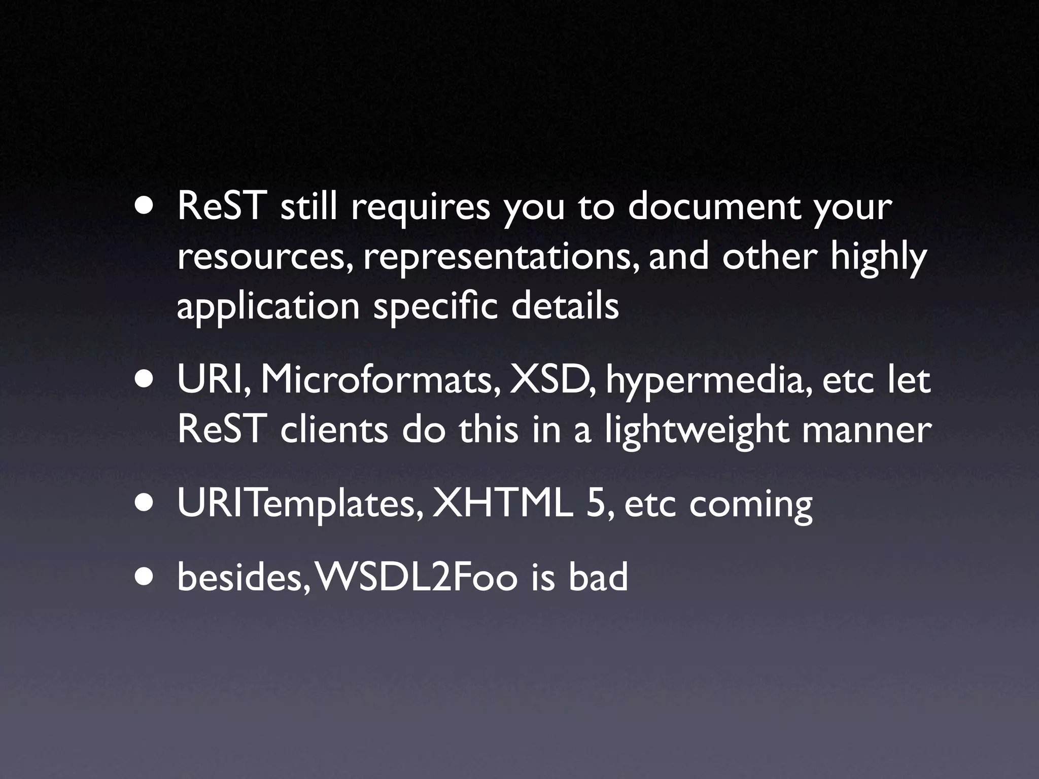 ReST Vs SOA(P) ... Yawn | PPT