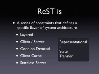 ReST Vs SOA(P) ... Yawn | PPT