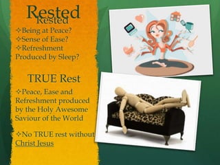 Rest and garden | PPT