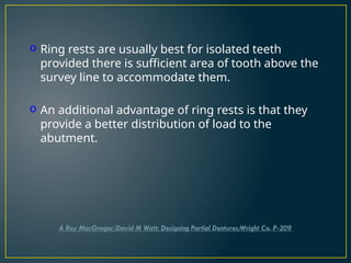 Rest and Rest Seat in Removable partial denture | PPTX