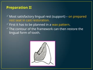 Rest and Rest Seat in Removable partial denture | PPTX