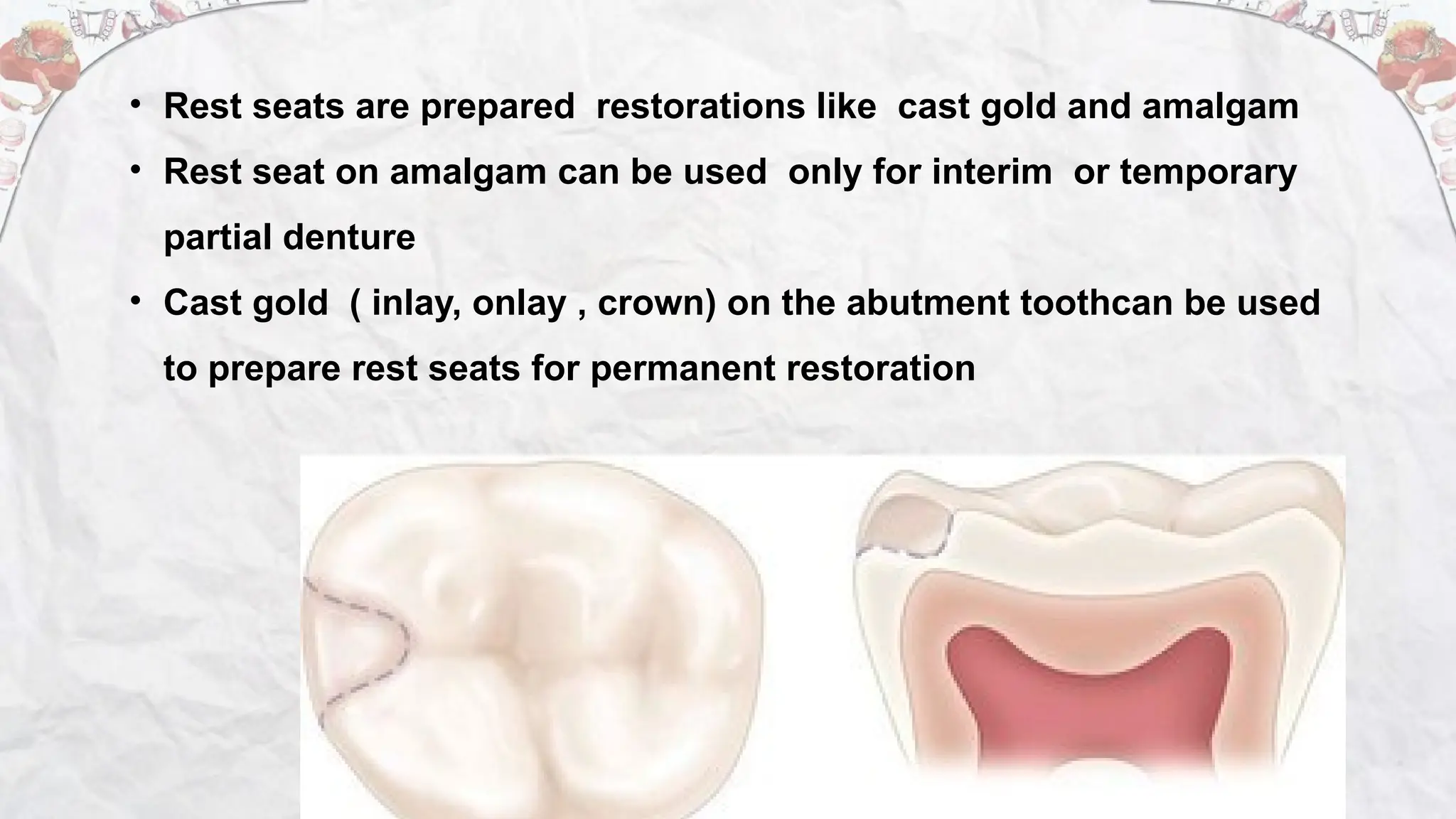 REST AND REST SEATS indications contraindications | PPTX