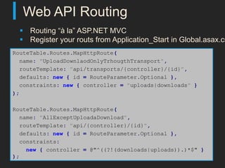 REST and Web API | PPTX