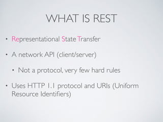 Rest API | PDF | Web Development | Internet