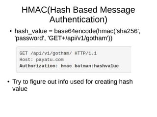 Attacking REST API | PPT