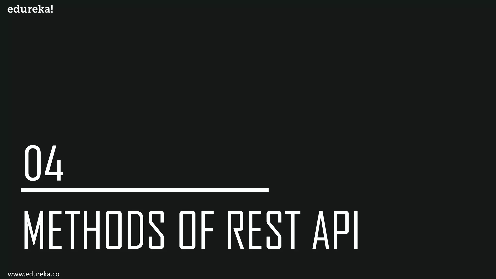 What Is Rest Api Rest Api Concepts And Examples Edureka Ppt