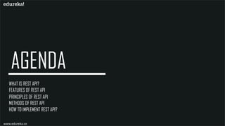 What is REST API? REST API Concepts and Examples | Edureka | PDF