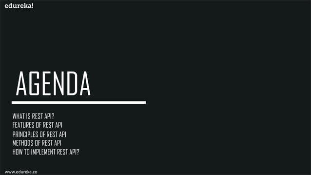 What is REST API? REST API Concepts and Examples | Edureka | PPT