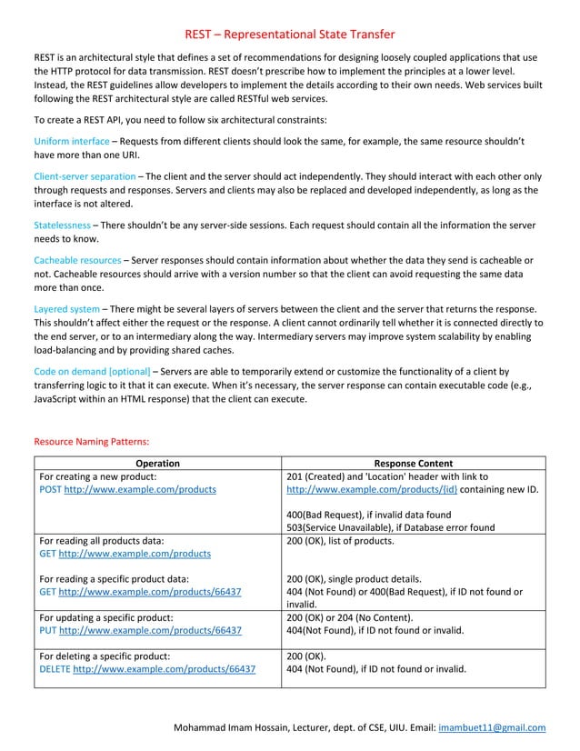 Web 13 | REST API | PDF