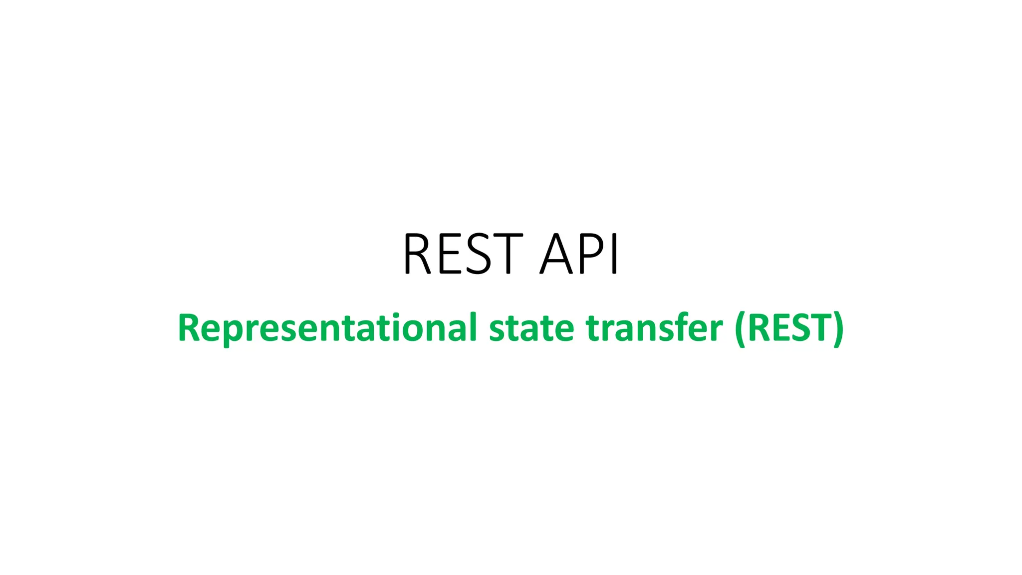 A Rest Api Also Called A Restful Api Or Restful Web Api Is An Application Programming
