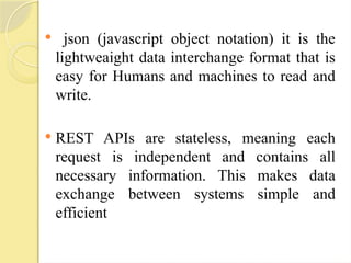 REST API.pptx WEUEBHEBCWUQBCBEBUEQBBVDHVBQHF BVUQ | PPT