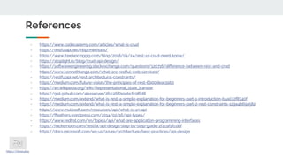 Rest api and-crud-api | PPTX