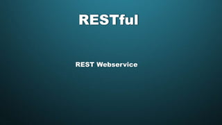 Rest API's | PPT