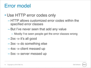 Rest api design by george reese | PDF